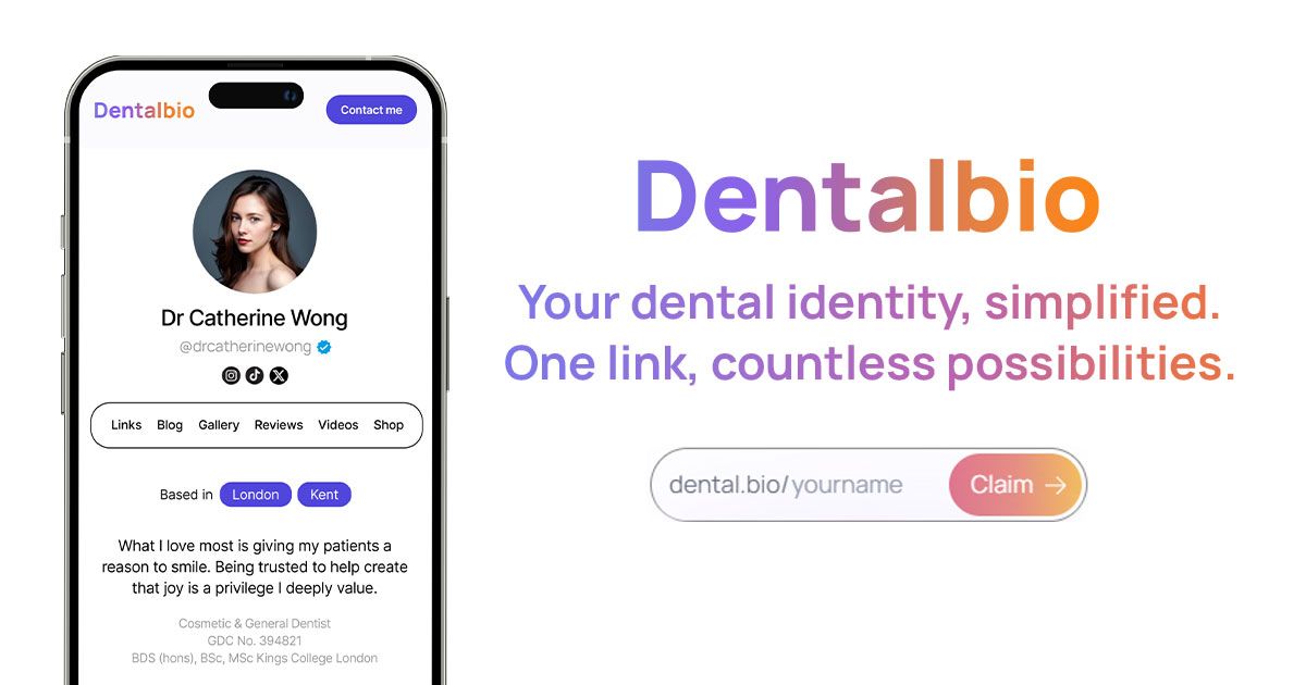Your FREE personalised dental website | Dentalbio - Your dental ...